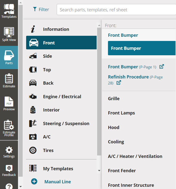 Alternate Parts Profile: Add Alternate Parts