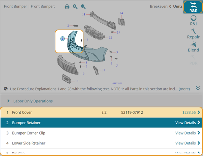 Alternate Parts Profile: Add Alternate Parts