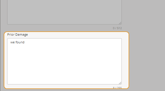 Write Related and Unrelated Prior Damage Estimates